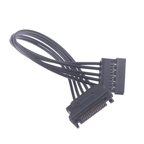 SATA to 15Pin Male To Female Power Extension Cable HDD SSD SATA Power ...