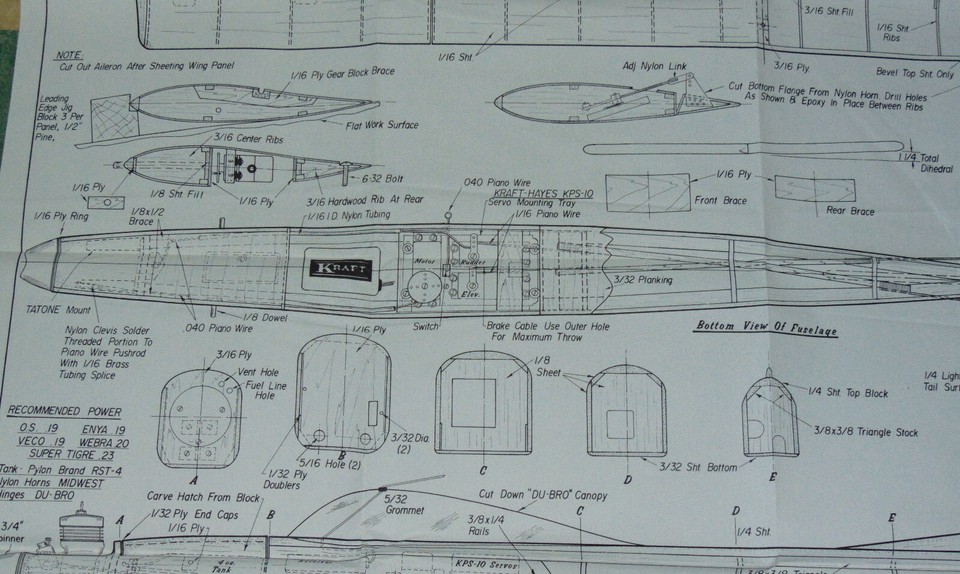 Tom Jolley Midget Mustang Stunter & Phil Kraft Flea-Fli RC Model ...