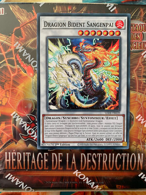 Yu-Gi-Oh Dragion Bident Sangenpai LEDE fr039 COMMUNE | eBay