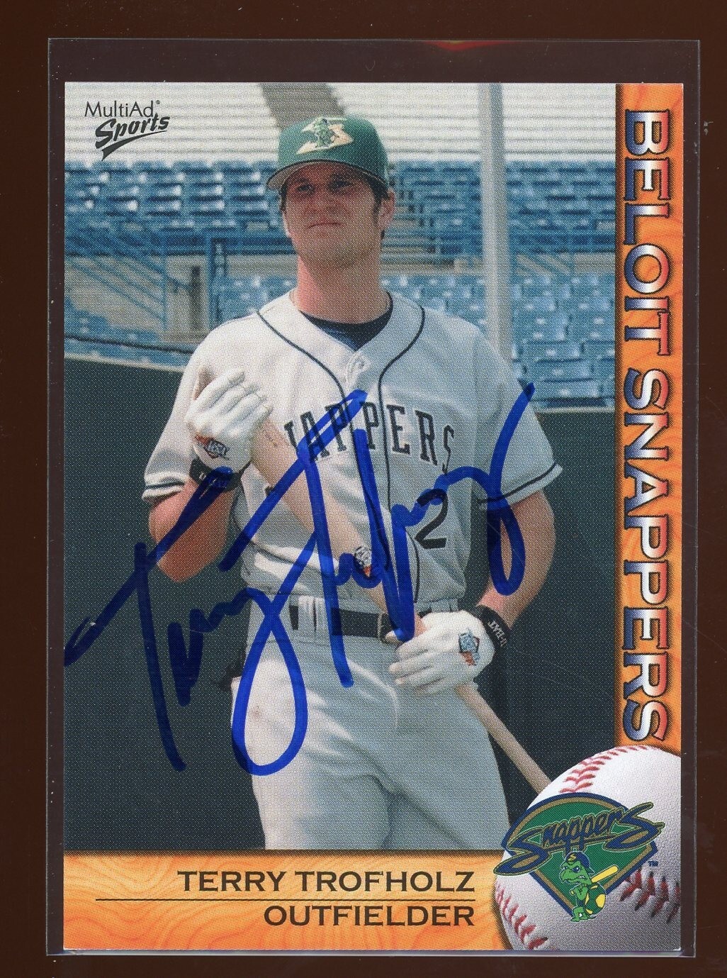2004 Beloit Snappers TERRY TROFHOLZ Signed Card autograph AUTO TWINS ...