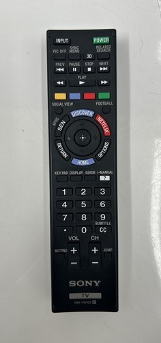 Remote Control Sony TV RM-YD102 DD-11610 | eBay