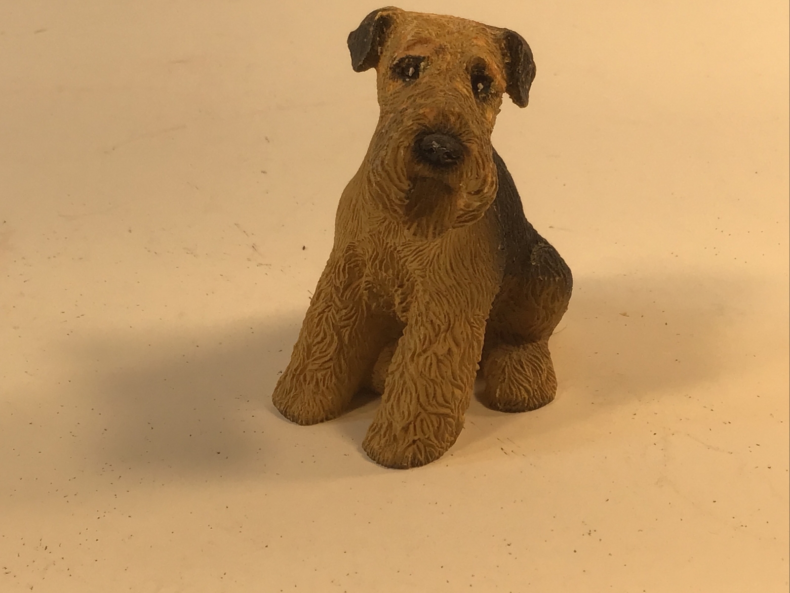 Lot of 4 Vintage Resin Dog Figurines of Various Breeds and Colors | eBay