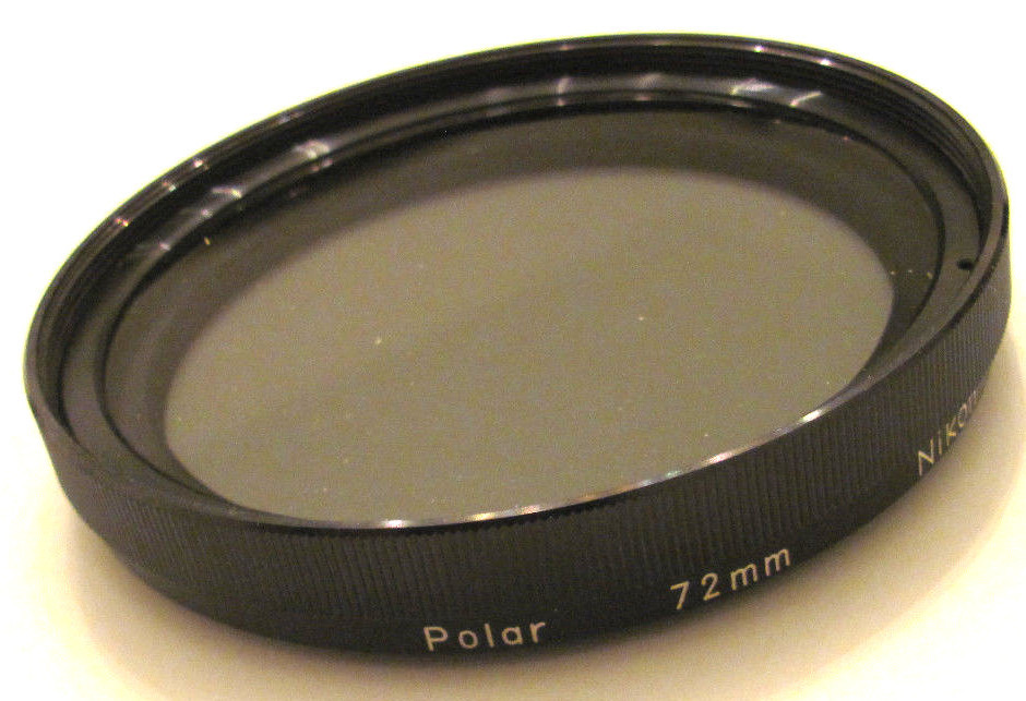 Nikon 72mm Polar Linear Polarizing Filter Polarizer for Nikkor Zoom ...