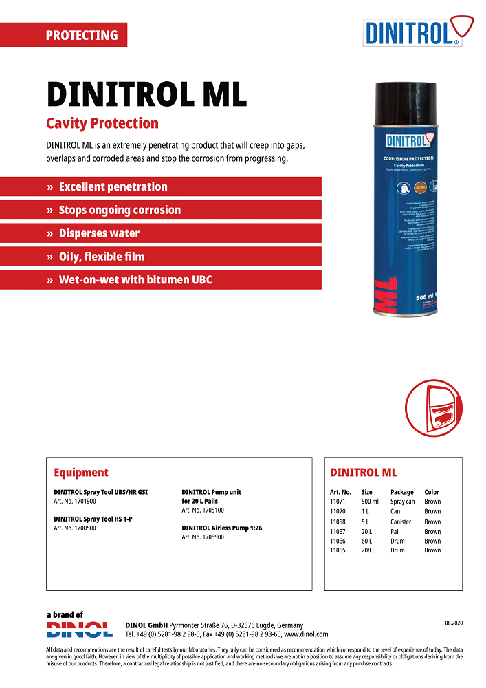 DINITROL RUST CONVERTER MAZDA MX5 RUST PROOFING CAVITY WAX LITRES KIT ...