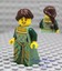 NEW Lego Castle FEMALE MAIDEN MINIFIG -Girl w/Brown Princess Hair ...