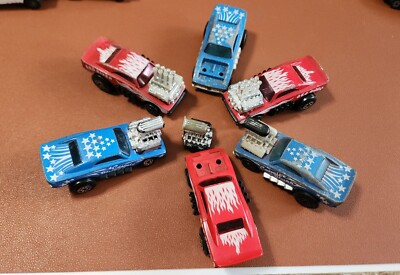 1972 Lot 6 Pack Matchbox Cosmic Blues Red Rider Six Superfast Matchbox ...