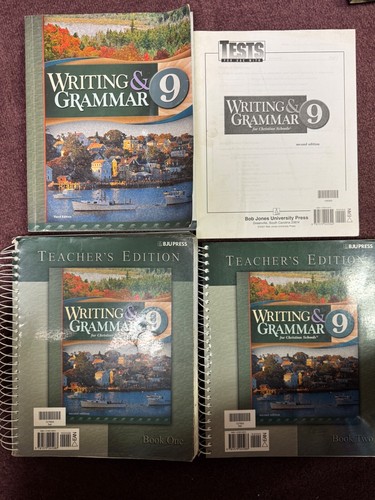 Writing & Grammar 9 English bundle Bob Jones University | eBay