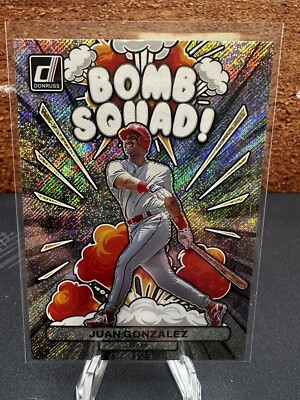 💥2023 Panini Donruss Juan Gonzalez Bomb Squad #BS7 Texas Rangers | eBay