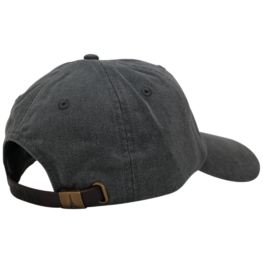 Sunbuster Extra Long Bill 100% Washed Cotton Cap with Leather ...
