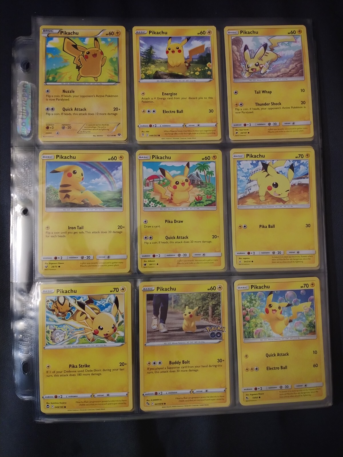 Pokemon 9 Card/Tarjeta Set: 9 different Pikachu Cards so CUTE!!!! | eBay