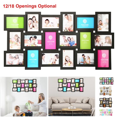 12/18 Photos Large Multi Picture Frame Collage Aperture Decor Memories ...