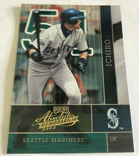 2002 Playoff Absolute Memorabilia Ichiro Suzuki #128 Seattle Mariners ...