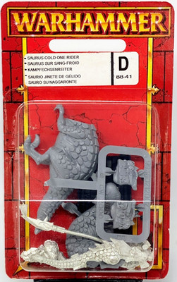Warhammer Fantasy Battles (6th Ed) - 88-41 Saurus Cold One Rider NEW ...