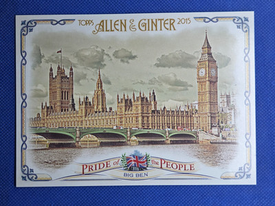 2015 Topps Allen & Ginter BIG BEN Pride of the People oversize Box ...