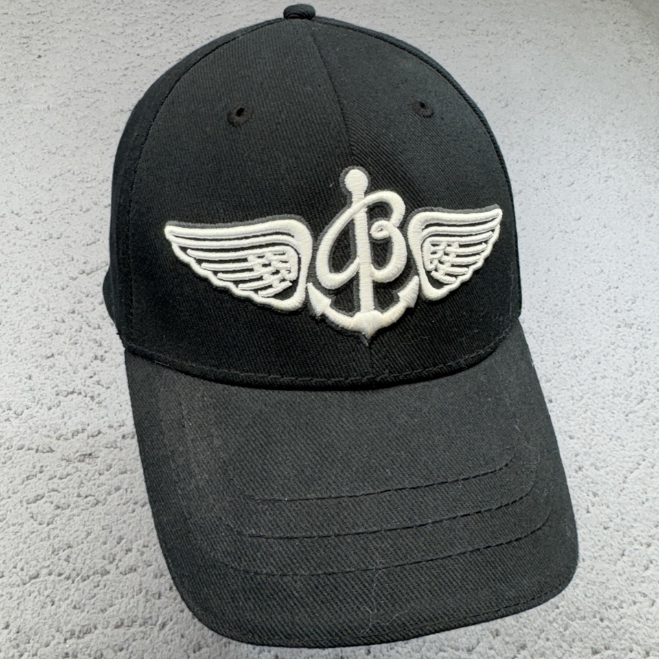 Breitling Hat Cap Strap Back Black Wing Logo Promo Advertising Mens ...