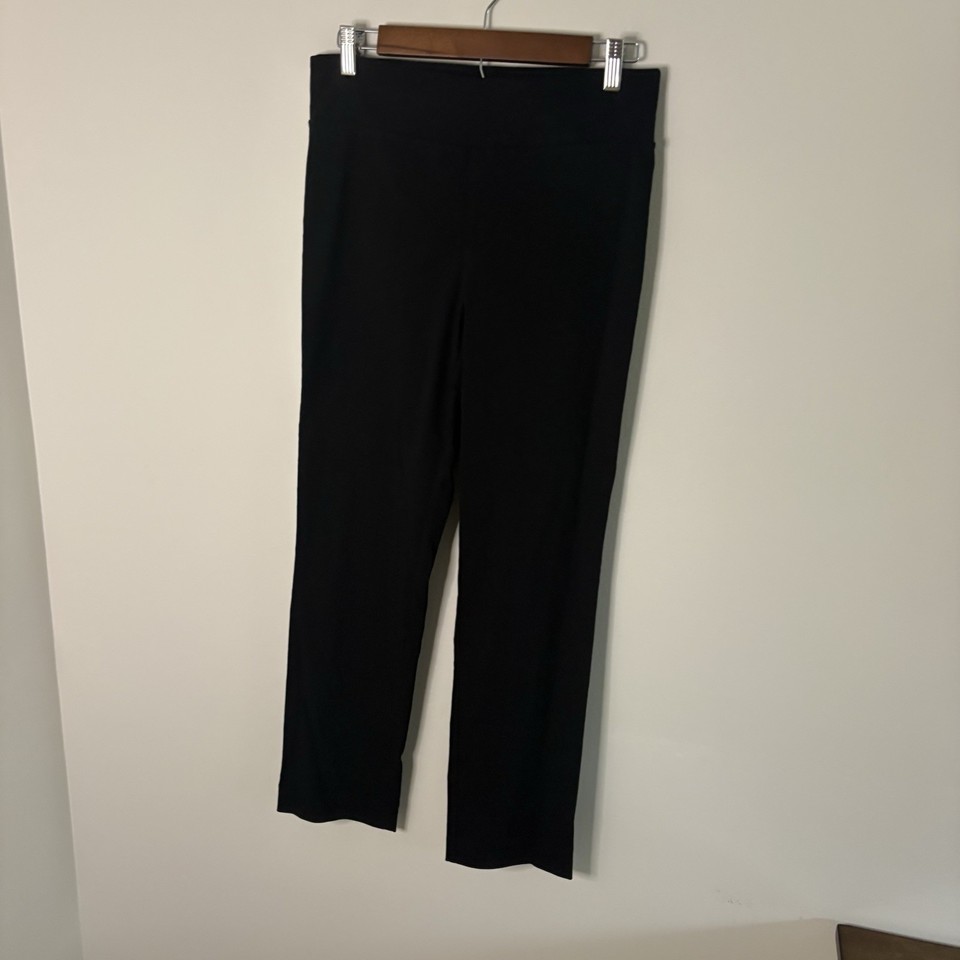 Margaret M Women’s Medium Black Slimming Pant 29” X 28” Pull On Stretch ...