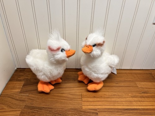 Gund Plush Ducklings White 6" Set of 2 Ducks Stuffed Animal Vintage | eBay