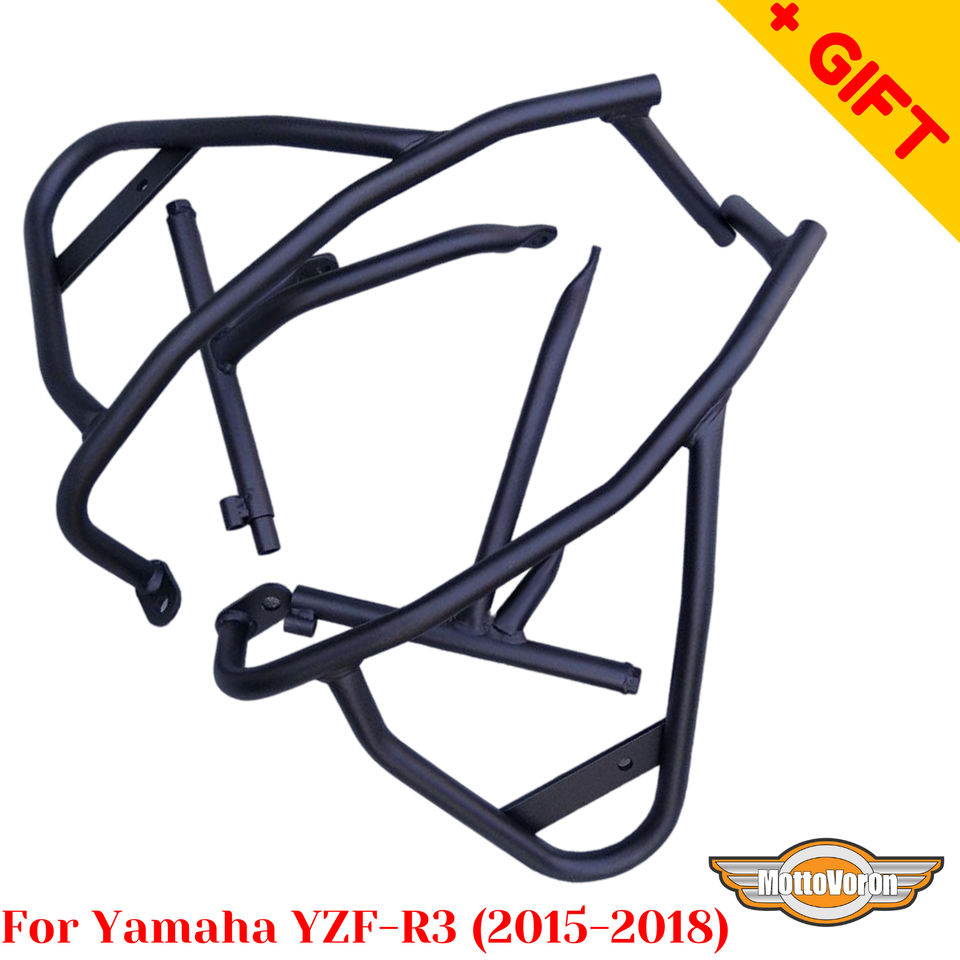 For Yamaha YZF R3 Crash bars Yamaha R3 Engine guard YZF-R3 (2015-2018 ...