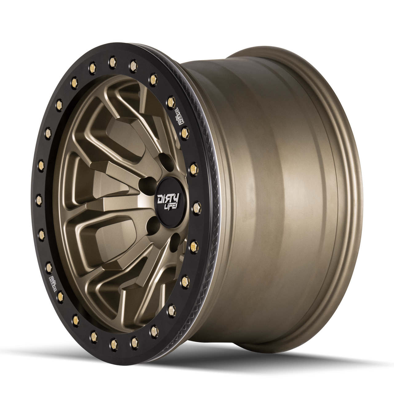 17" Dirty Life DT1 Wheels Gold 17x9 6/139.7 0P Suit Flared Hilux ...