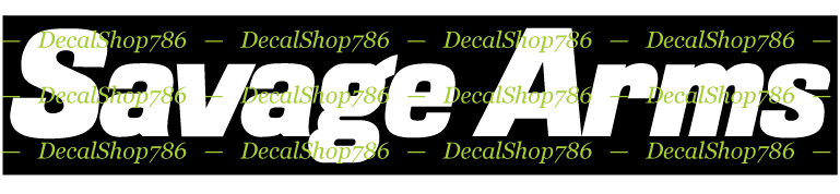 Savage Arms - Hunting/Outdoor Sports - Car/SUV Vinyl Die-Cut Peel N ...