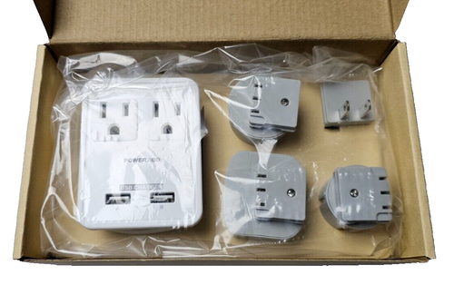 PowerAdd Easy Travel Power Adapter UK/US/AU/EU/JP Wall Plugs | eBay