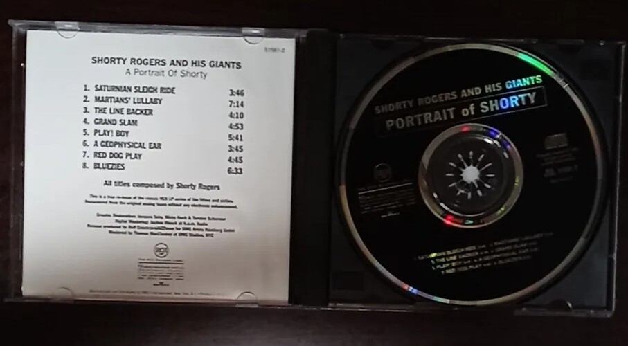 Portrait of Shorty by Shorty Rogers (CD, 1994, RCA) 1954 Album ...