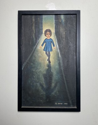ORIGINAL Margaret Keane Painting “The Runaway” Signed & Dated 1962 RARE ...