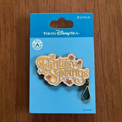 Tokyo Disney Land Sea TDL TDS Pin Badge Fantasy Springs Logo Pin ...