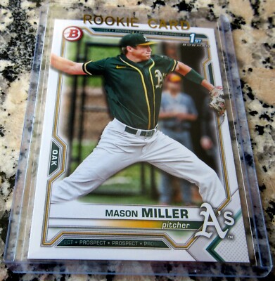 MASON MILLER 2021 Bowman 1st TRUE Rookie Card RC San Diego Padres🔥🔥🔥 ...