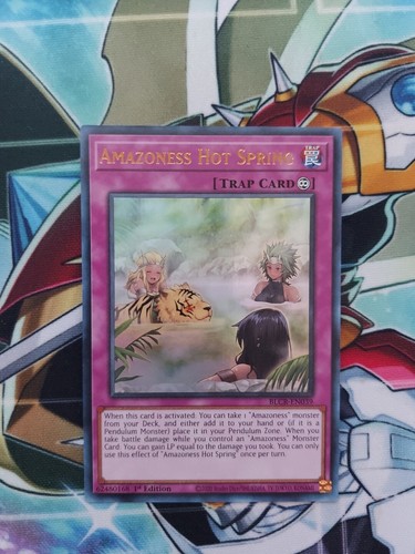 Yugioh! Amazoness Hot Spring - BLCR-EN039 - Ultra Rare - 1st Edition ...