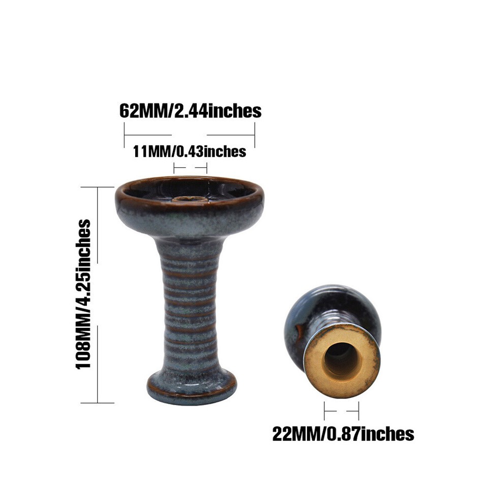 NEW Ceramic Hookahs Bowl Shisha Tobacco Bowl Head Narguile Chicha ...