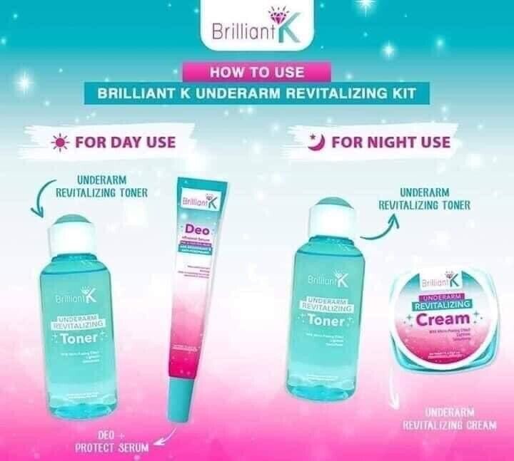 BRILLIANT SKIN ESSENTIALS K UNDERARM REVITALIZING KIT 🇺🇸 | eBay