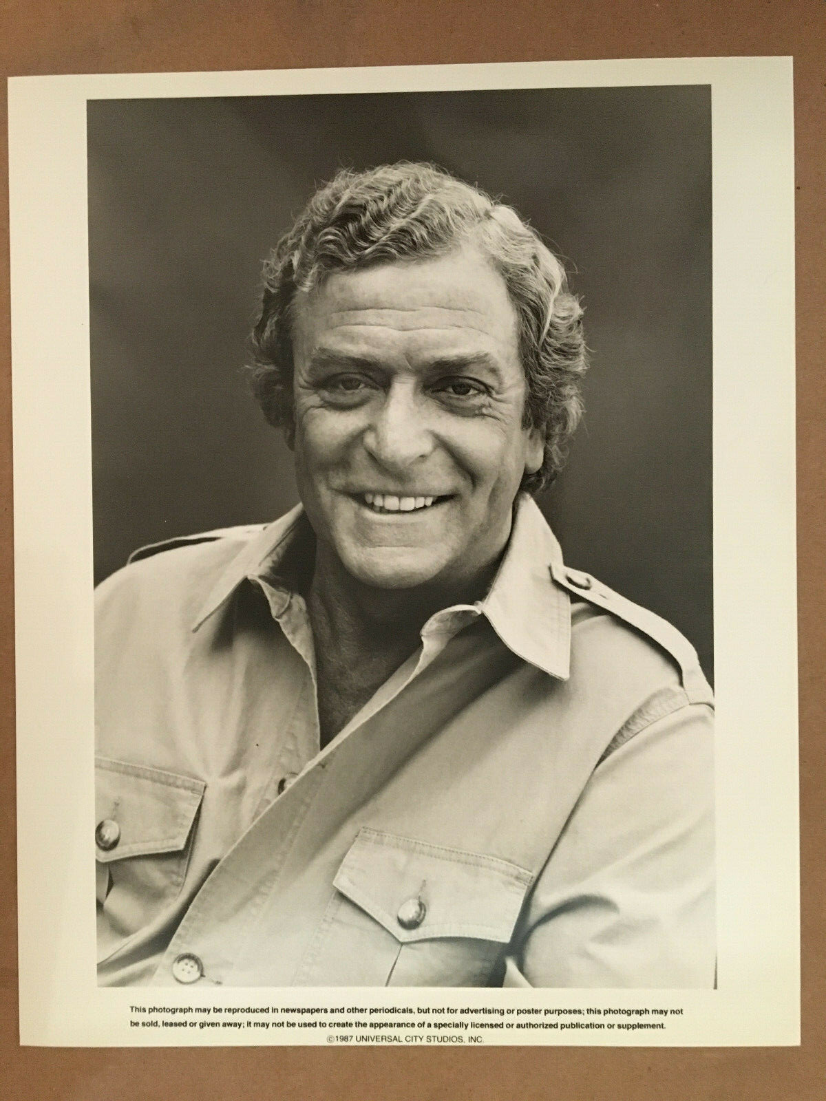 Michael Caine 1987 Jaws 4 , original vintage press headshot photo ...