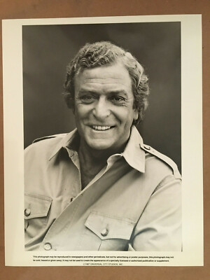 Michael Caine 1987 Jaws 4 , original vintage press headshot photo ...