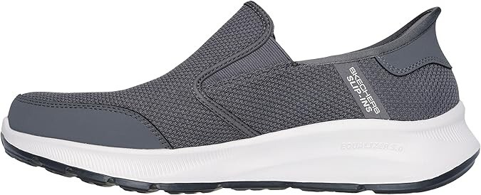 Skechers Shoes Men's Slip Ins Slip On Charcoal Comfort Casual Memory ...