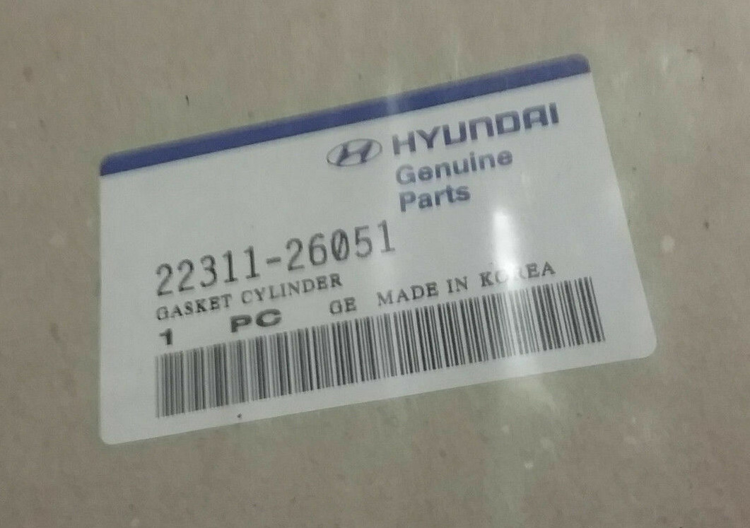 Genuine Original Hyundai Kia CYLINDER HEAD GASKET 22311-26051 | eBay ...