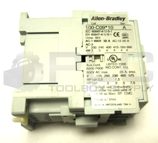 NEW ALLEN BRADLEY 100-C09*10 /A CONTACTOR 110/120V COIL 100-C09D10 | eBay