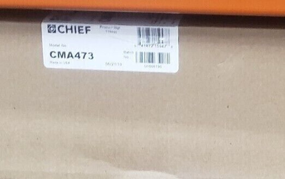 Chief CMA473 Plenum Rated Storage Box CMS440 CMA440 Above Tile ...