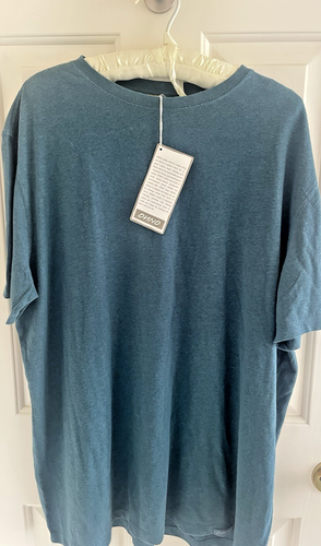 ONNO Men’s Short Sleeve Teal Hemp Cotton T-shirt ,Size: XL -NWT | eBay