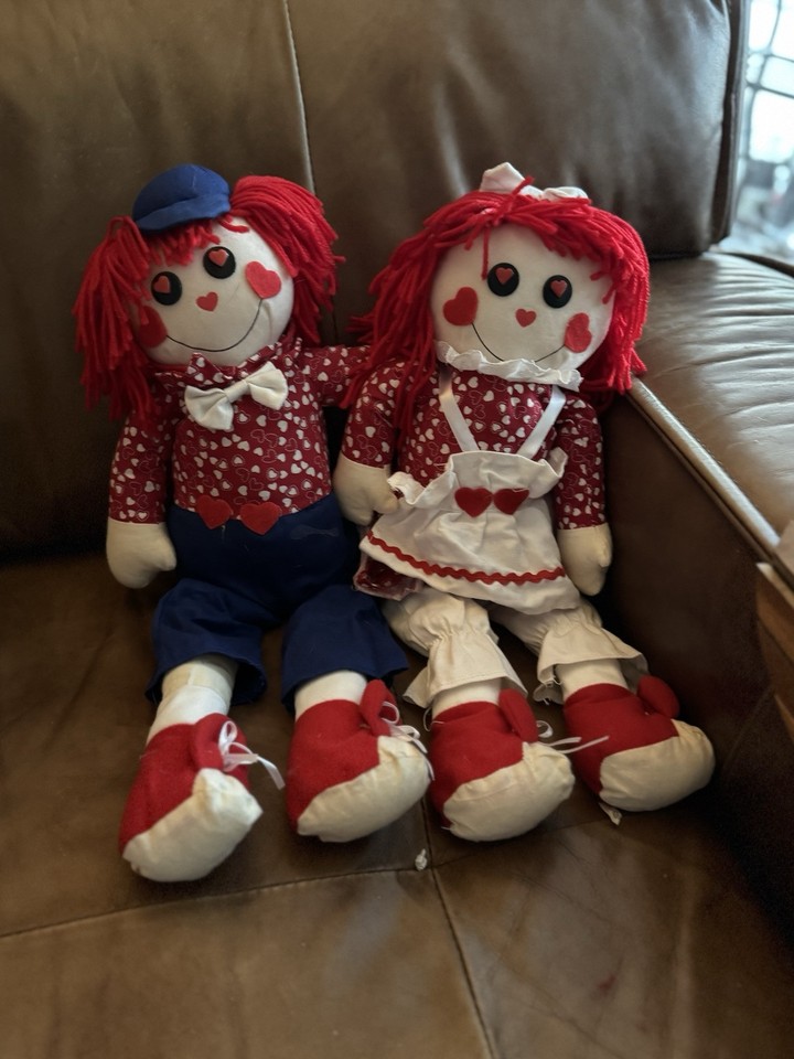 Raggedy Ann and Andy Chantilly Lane Musical PAIR | eBay