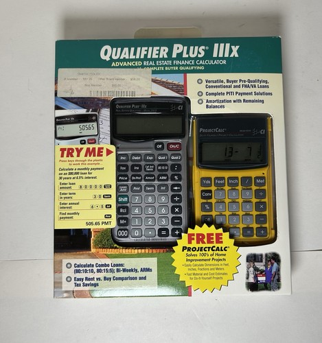 Calculated Industries Qualifier Plus IIIx 3415 And Project Calc Combo ...