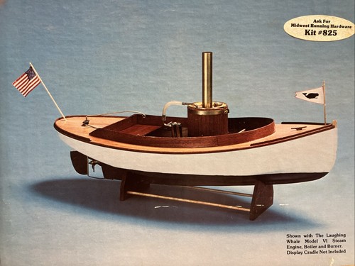 Midwest Fantail Launch II Ship Designed for Steam Power RC Model Kit ...