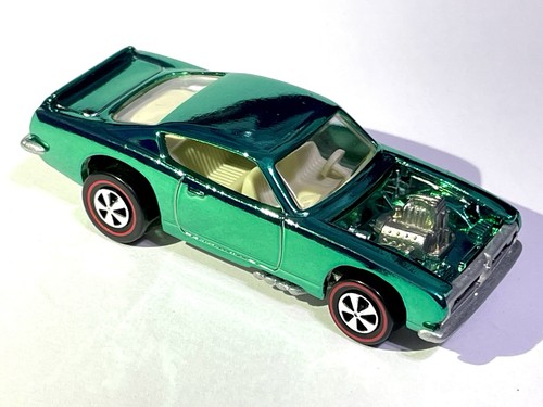 🔥VTG Hot Wheels Redline 1967 Custom Made Spectraflame Green Plymouth ...