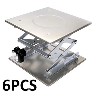 6PCS 20*20CM Lifting Table Z-Axis Sliding Table Manual Lab Lifting ...