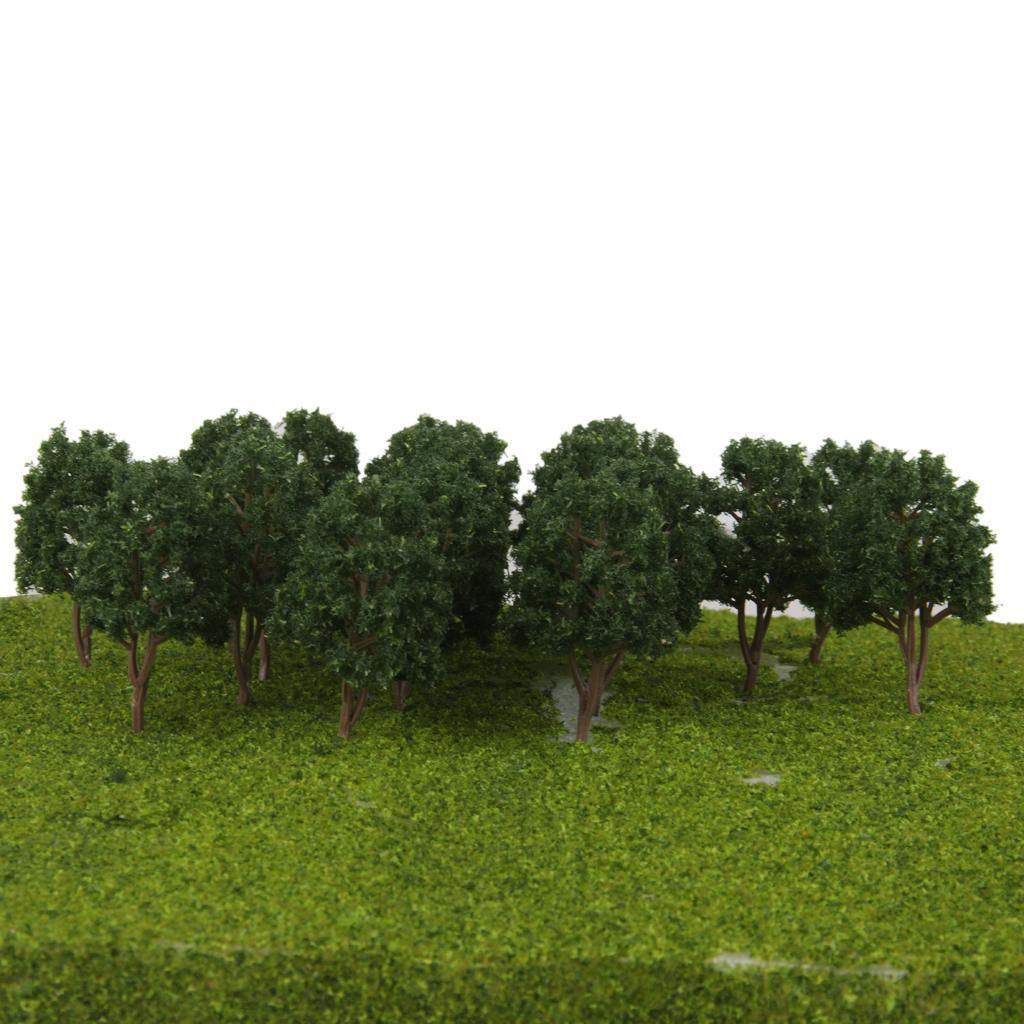20pcs Plastic Model Trees N Gauge Train Layouts Architectural Model ...