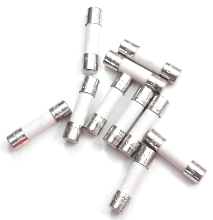 LOT OF 10 LITTELFUSE 10A Lf T10AH250V T10AH 250V P CERAMIC FUSES SLOW ...