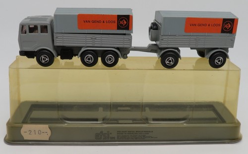 EFSI 1/87 Ho Camion Mercedes Covered Camion & Rimorchio Van Cst & Loos ...