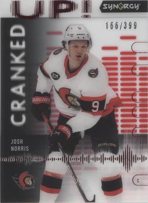2022-23 Upper Deck Synergy - Cranked Up Josh Norris #CU-JN Red /399 for ...