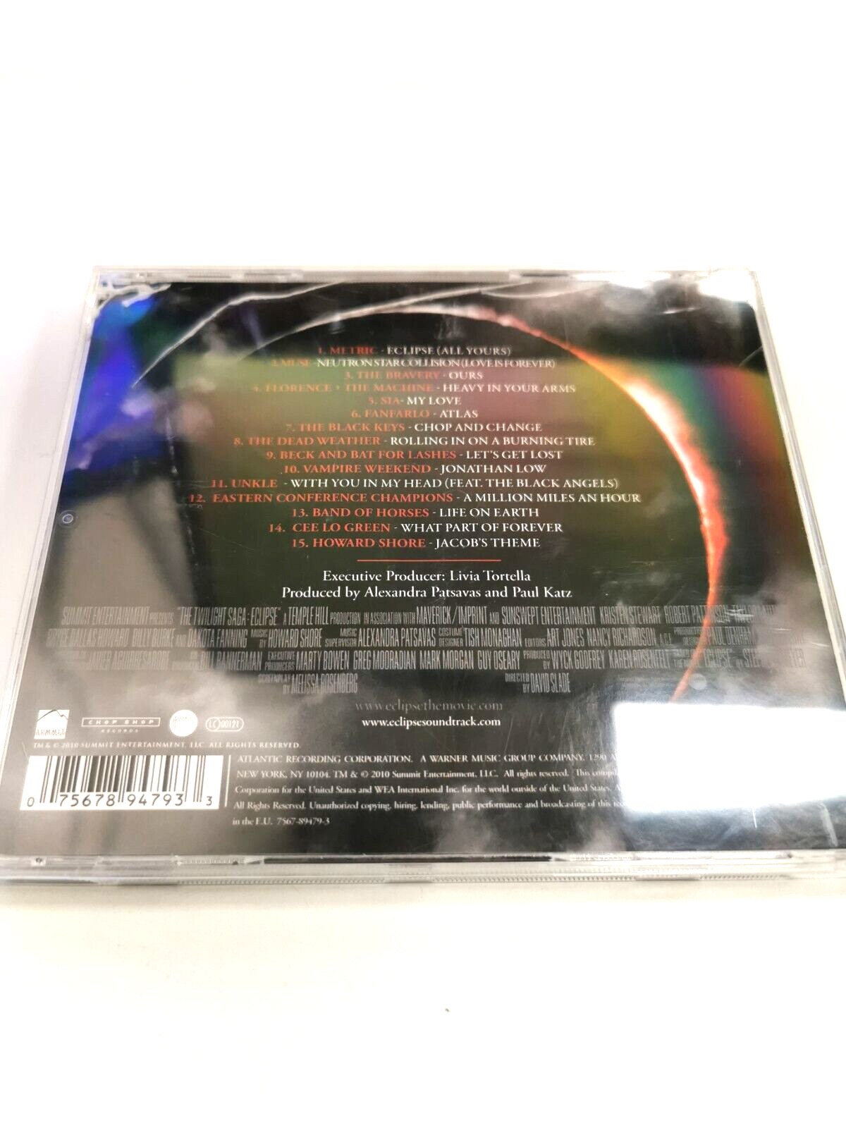 The Twilight Saga Eclipse Original Soundtrack CD, Album Preloved G, #GB ...