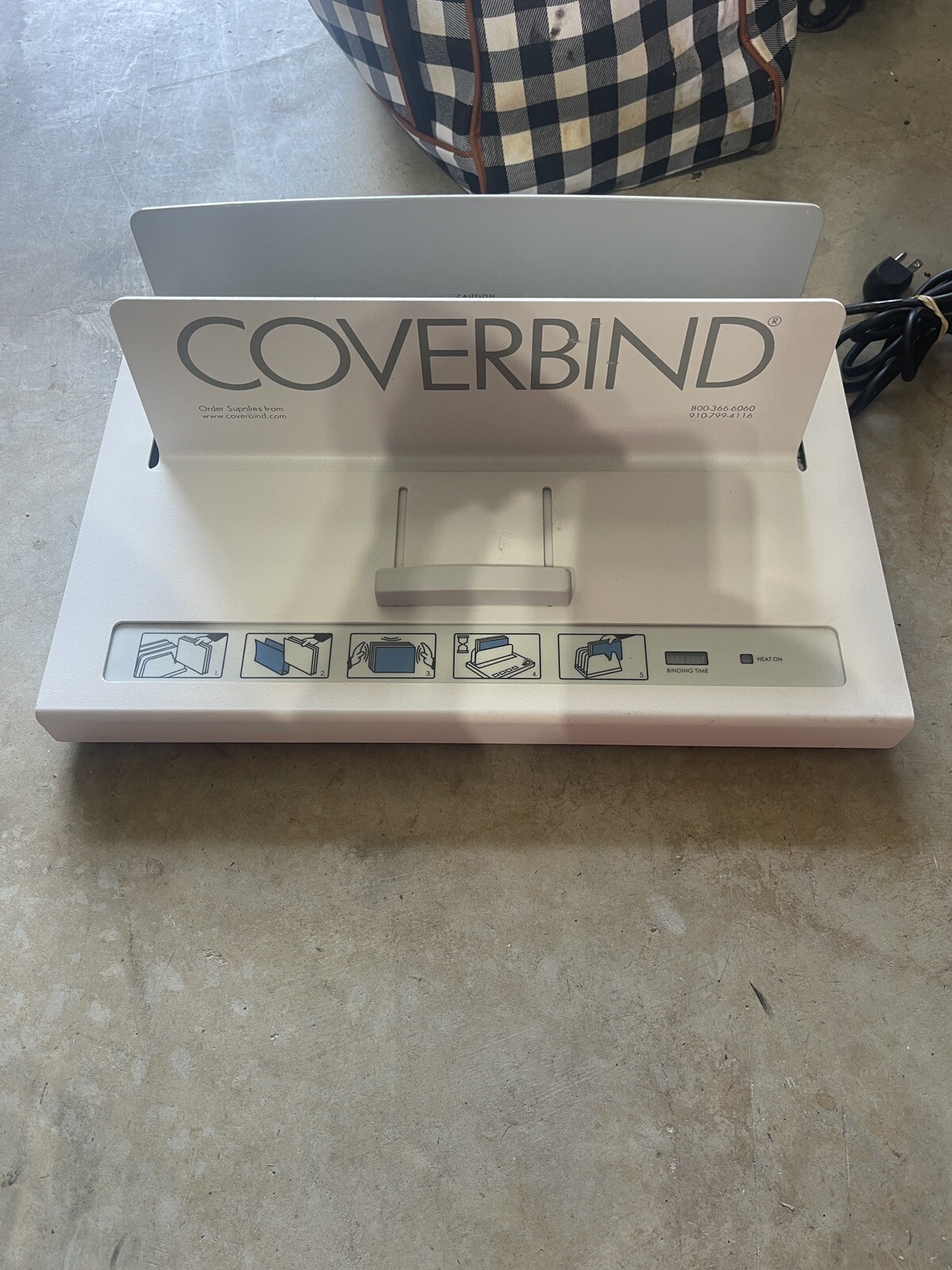 Coverbind 5000 Thermal Cover Binding Machine No Cooling Rack | eBay
